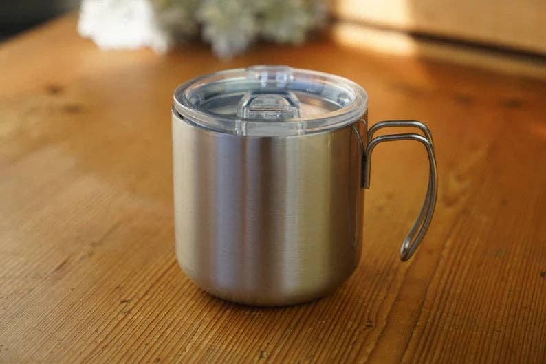 Double Walled Sliver Stainless Steel Mug – Beckman Gallery