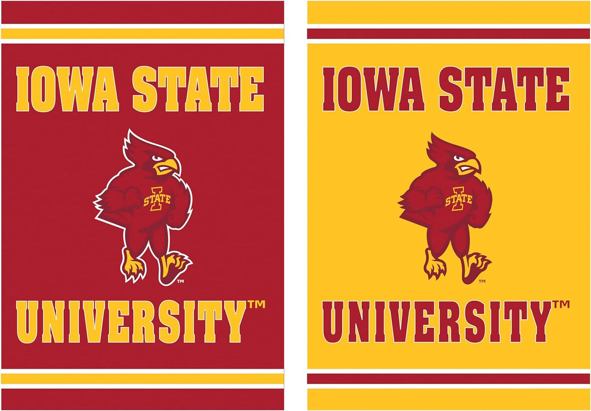 Iowa State University Embossed Suede Flag – Beckman Gallery