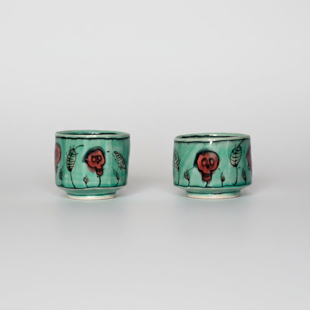 Jess Lease - Skull Cup – Beckman Gallery